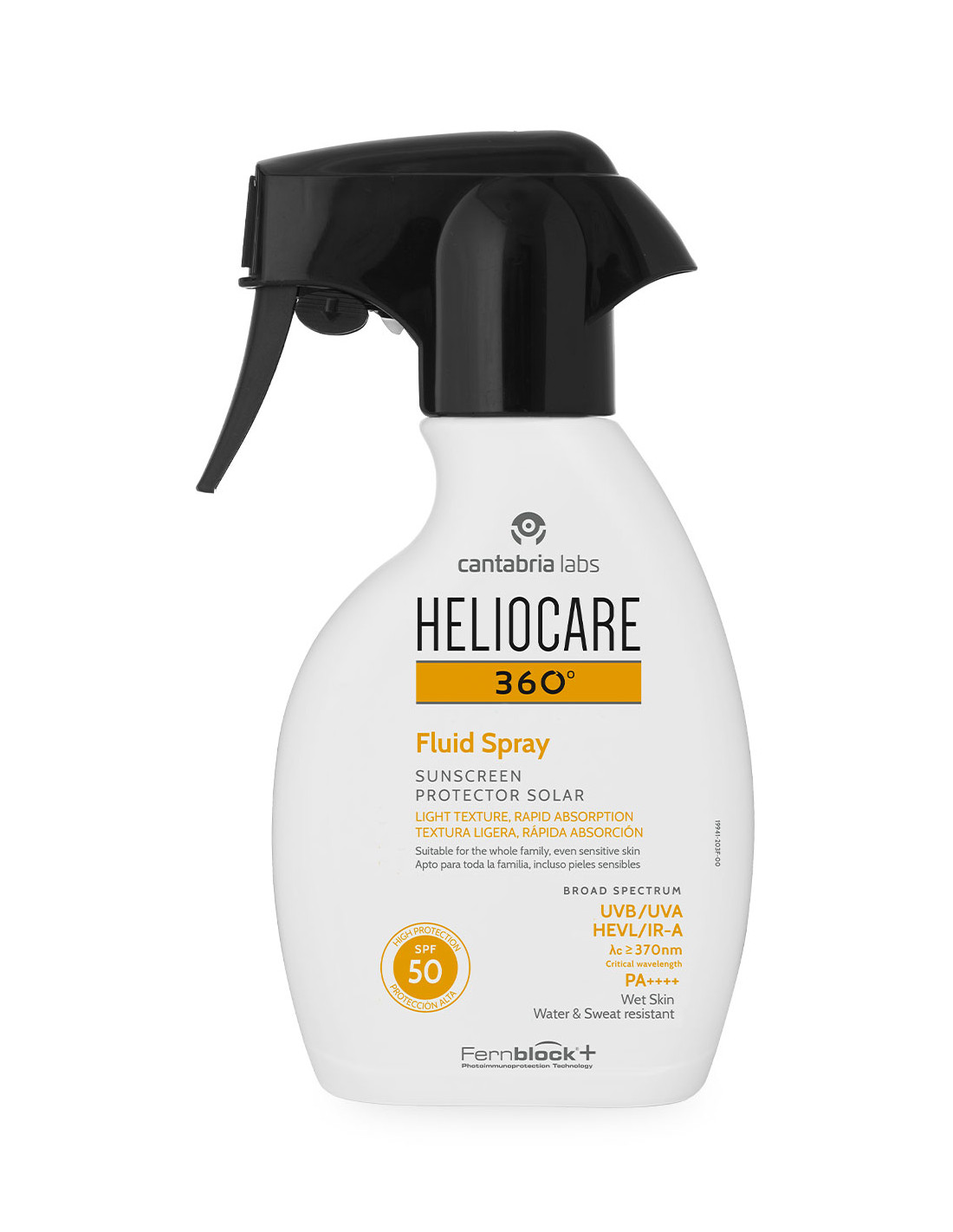 HELIOCARE 360º Fluid Spray SPF 50 corporal 250 ml · Inicio